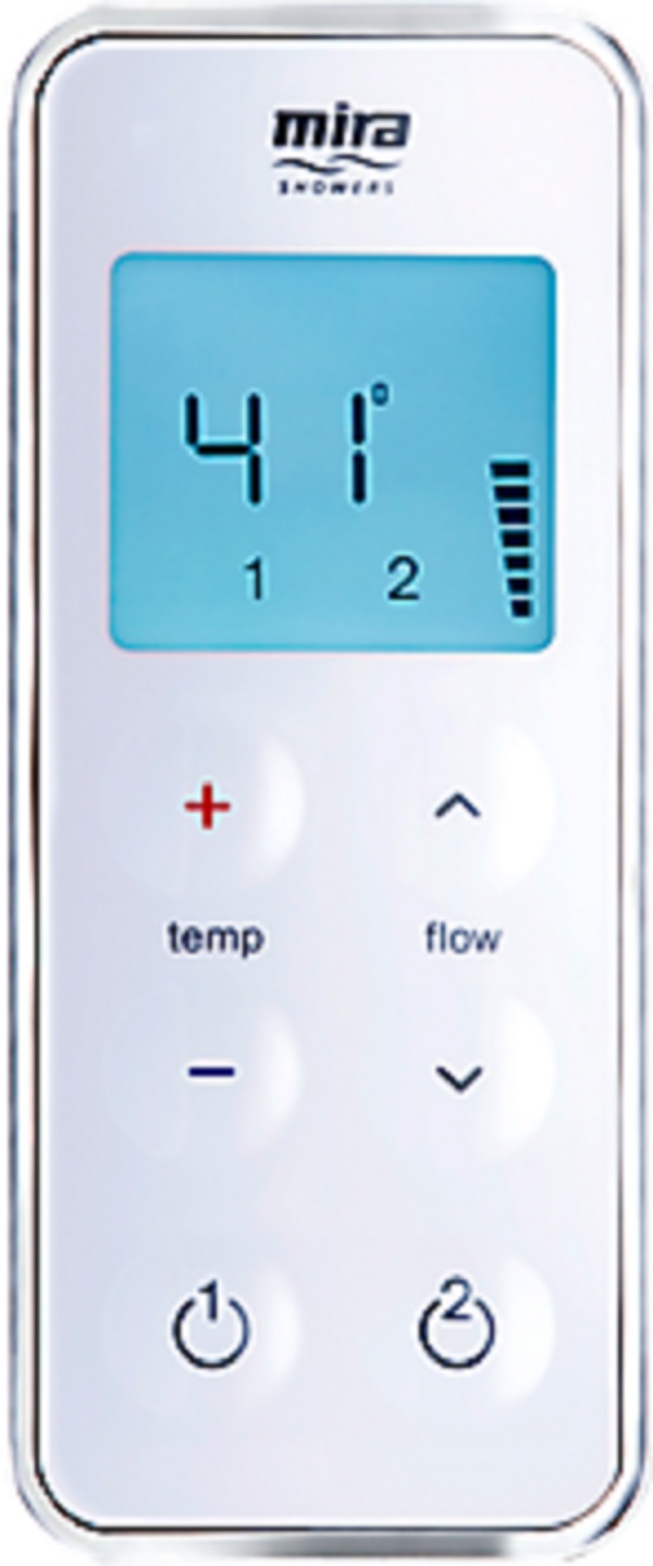 Mira Vision Shower Dual Remote Wireless Controller 10m Range Modern 1. ...