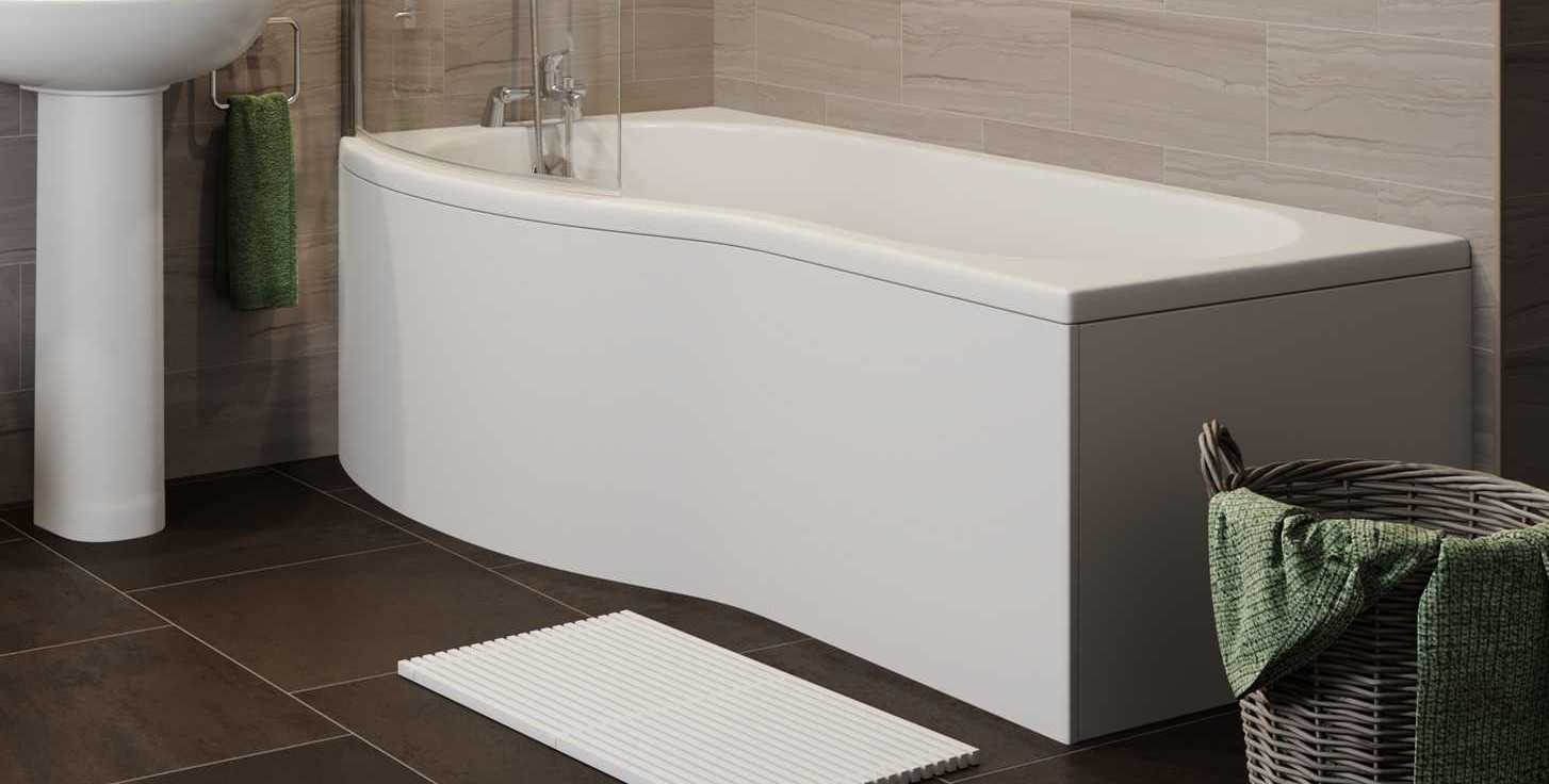 Bathroom P Shaped Bath Panel Only 5055275821169 | eBay