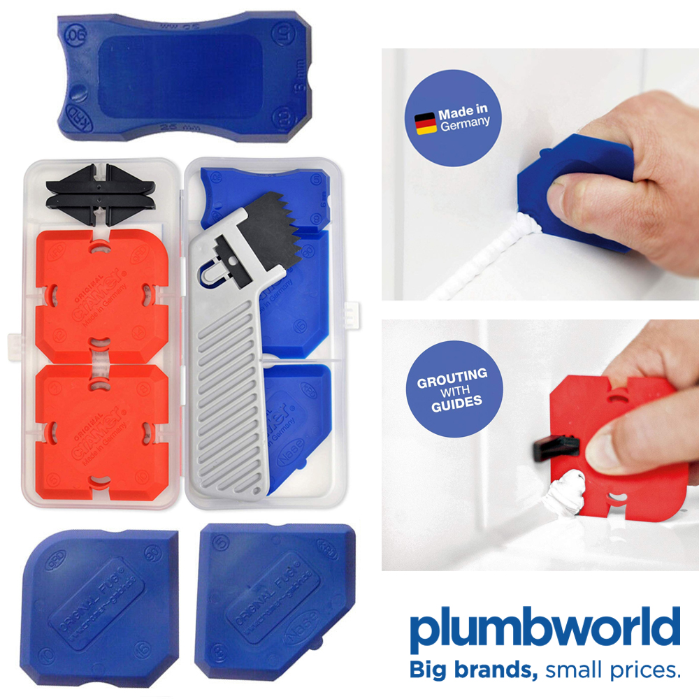 Cramer Fugi 7 Piece Grouting & Silicone Profiling & Applicator Tool Kit ...